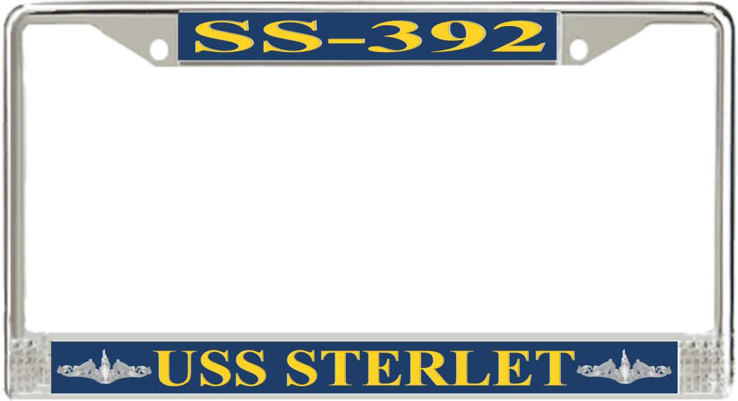 USS Sterlet SS-392 License Plate Frame - Walmart.com