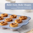 17 Pc. Silicone Baking Pan Set - Non-Stick & Easy Clean Silicone Muffin ...