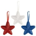 Blue Party Decorations Patriotic Star Hanging Decor, 24 Set 4Th of July ...