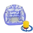 3-in-1 Inflatable Pool Lounge Chair, Ultra-Stable Water Sofa with Cup ...