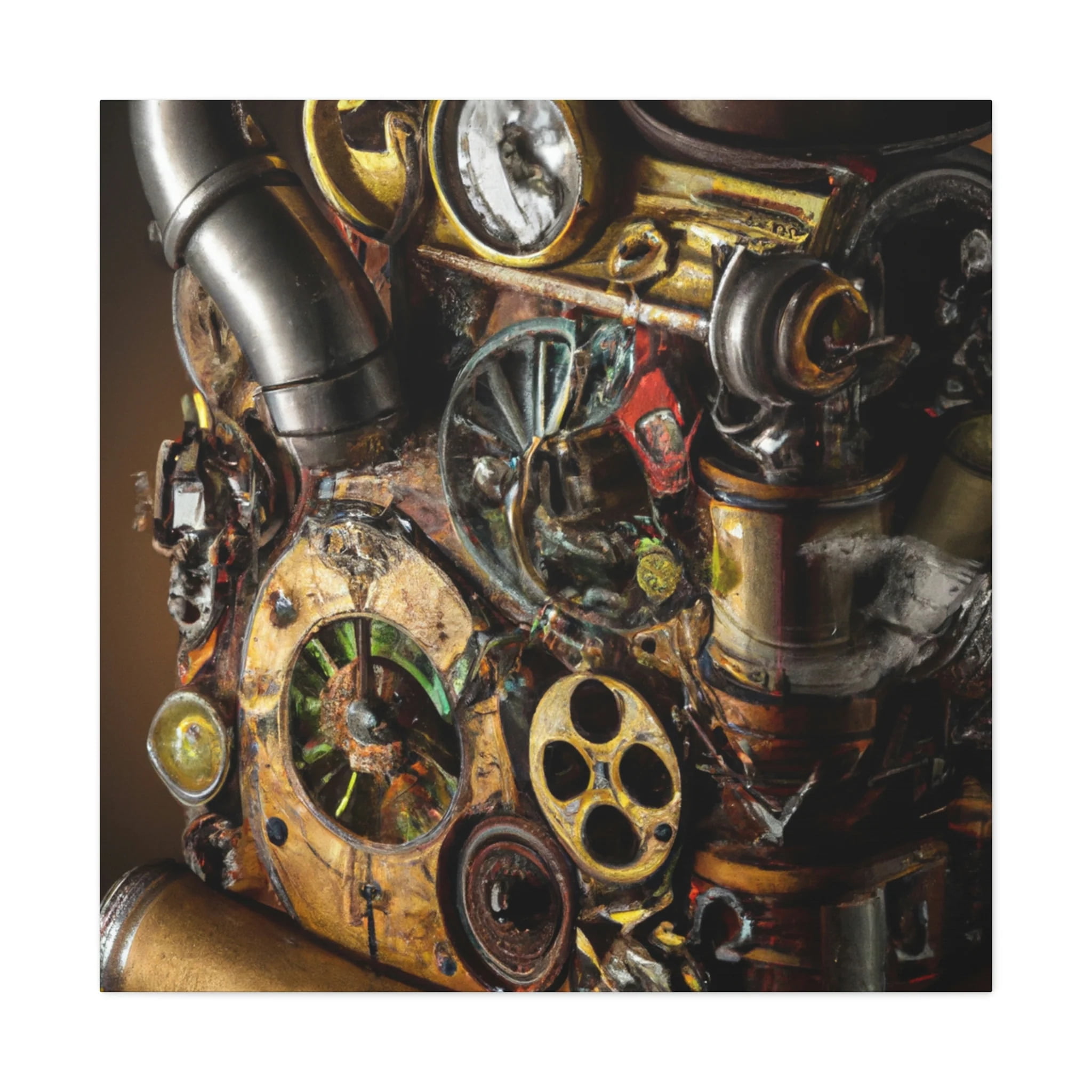 Time's Clockwork Art - Canvas - Walmart.com