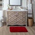 Mainstays Performance Polyester Bath Rug, Red Sedona, 23