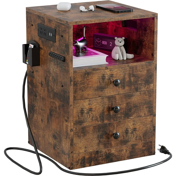 Industrial Nightstands in Nightstands - Walmart.com