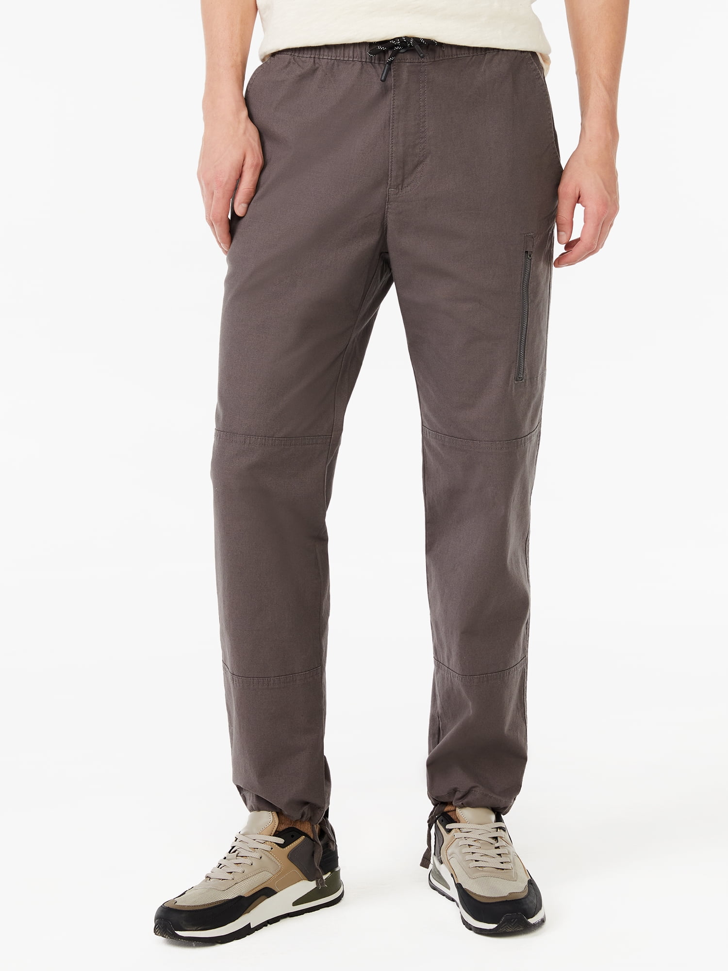 Free Assembly Men's Ripstop Cinch Hem Joggers - Walmart.com