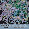 5040Pcs 6 Colors Luminous Micro Beads Mixed Color 2-2.5mm 840pcs/color ...