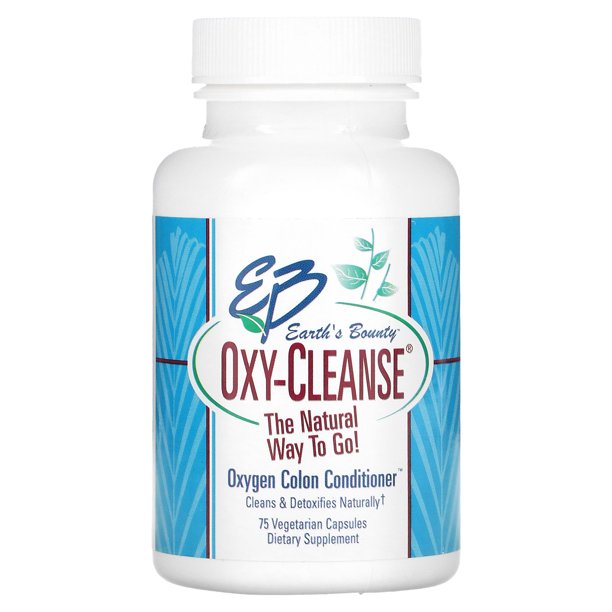 Oxy-Cleanse, Oxygen Colon Conditioner, 75 Vegetarian Capsules, Earth's ...