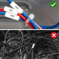 Ciwanning Professional Cable Labeling Set Clear Flexible Reusable ...