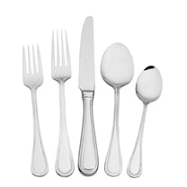 Wallace Continental Bead 18.10 Stainless Steel Forged 65-Piece Flatware ...