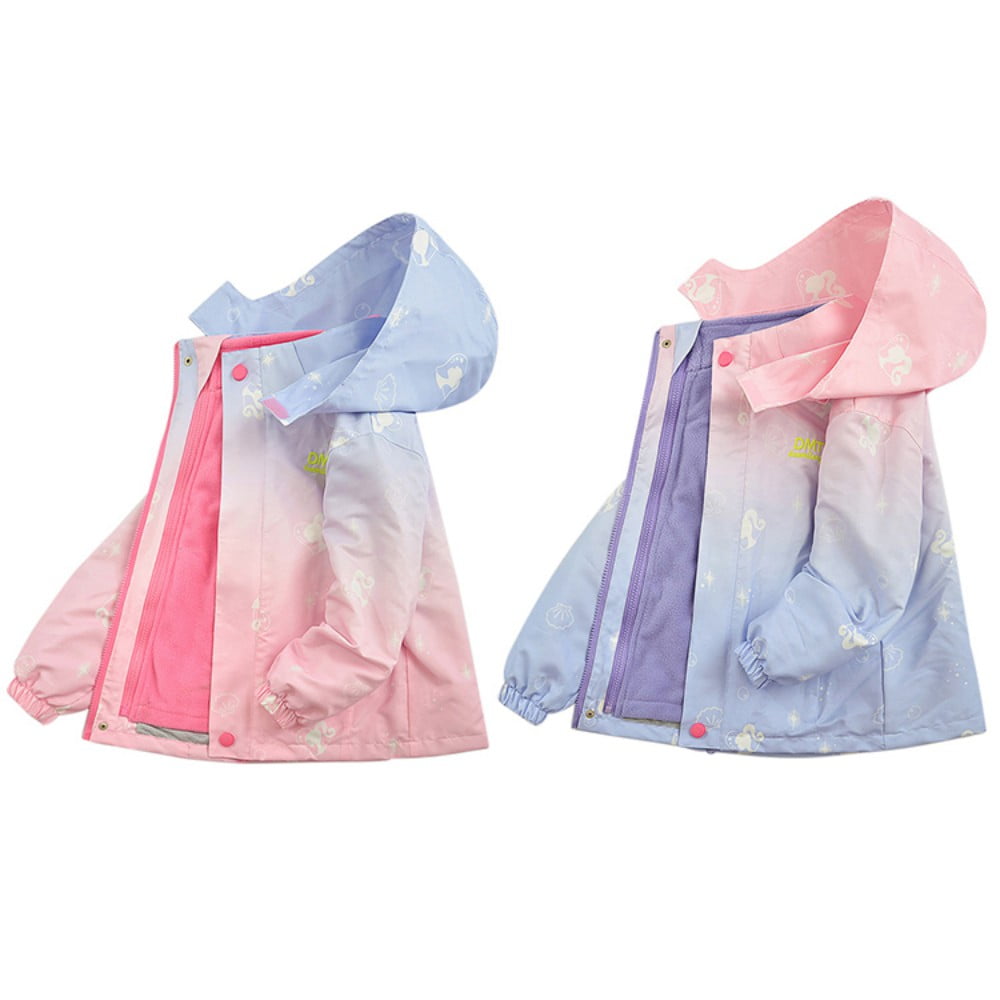 Besly Kids Girls Raincoat, Waterproof Girls Boys Rain Jacket - Walmart.com