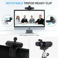 EMEET C960 1080P Webcam with 2 Mics, Privacy Cover, for Video ...