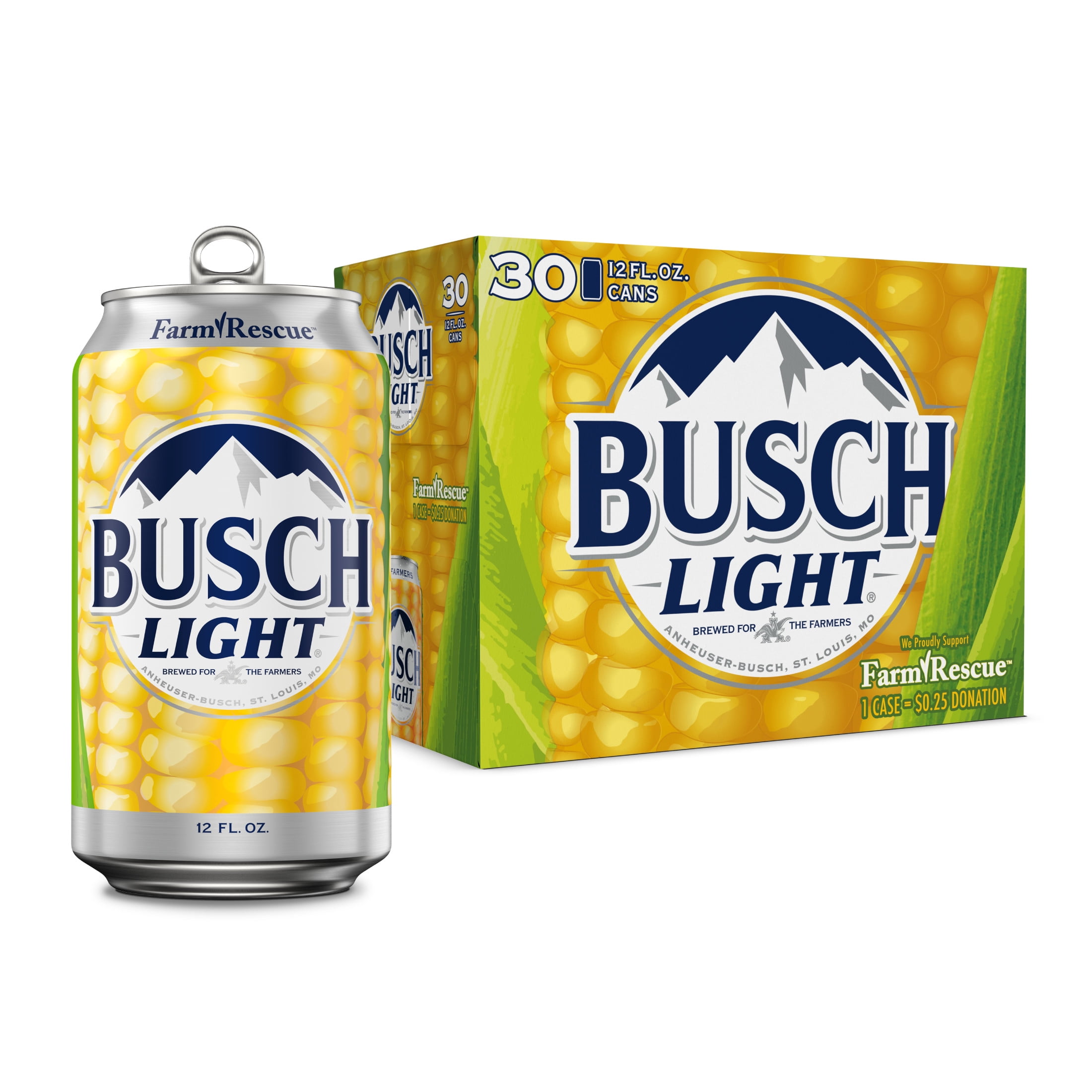 Busch Light Beer, 30 Pack Beer, 12 FL OZ Cans, 4.1 % - Walmart.com