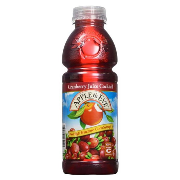 Apple & Eve Cranberry Juice Cocktail 16 oz Plastic Bottles - Pack of 12 ...