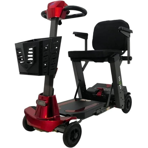 Mojo - Auto-Fold Mobility Scooter - Red - Walmart.com