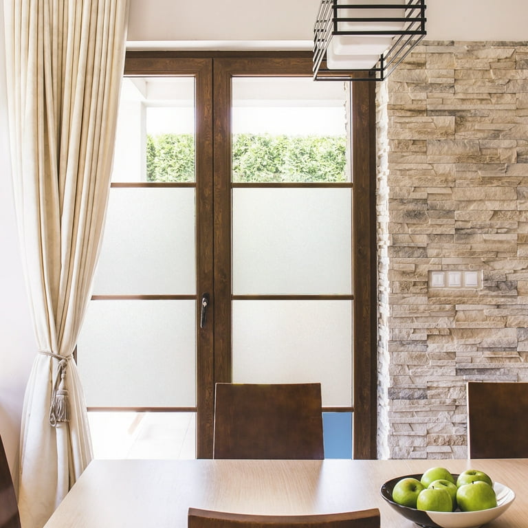 Frosted Window Film Walmart Window Privacy Film, Window Clings, 3D