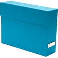 Bigso Lovisa Fiberboard Label Frame 12 File Storage Box, 9.4 x 3.7 x 13 ...