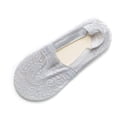 5 Pairs No Show Socks Womens Lace Thin Non Slip Socks Heel Liner ...