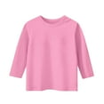 Huanglei Girls Casual Lightweight Knit Shirt Crew Neck 3/4 Sleeve Shirt ...