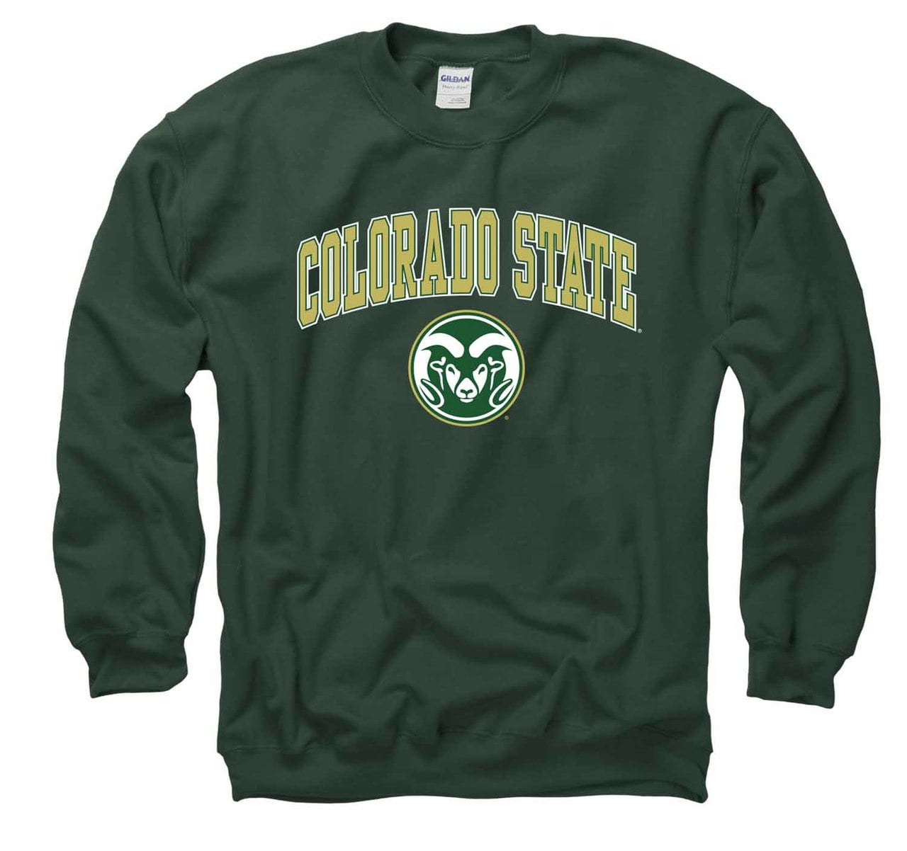 NCAA Adult Arch & Logo Gameday Crewneck Sweatshirt (Colorado State Rams ...