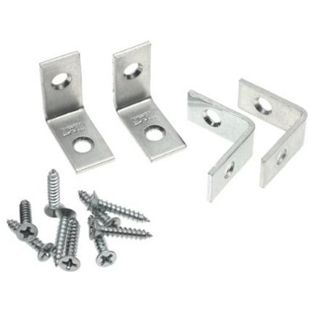 Stanley Hardware 756104 4 Count 1" Zinc Corner Braces - Walmart.com ...