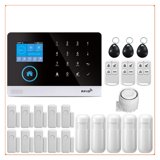 433MHz Wireless WIFI GSM Home Security Alarm System For Tuya Smart Life ...