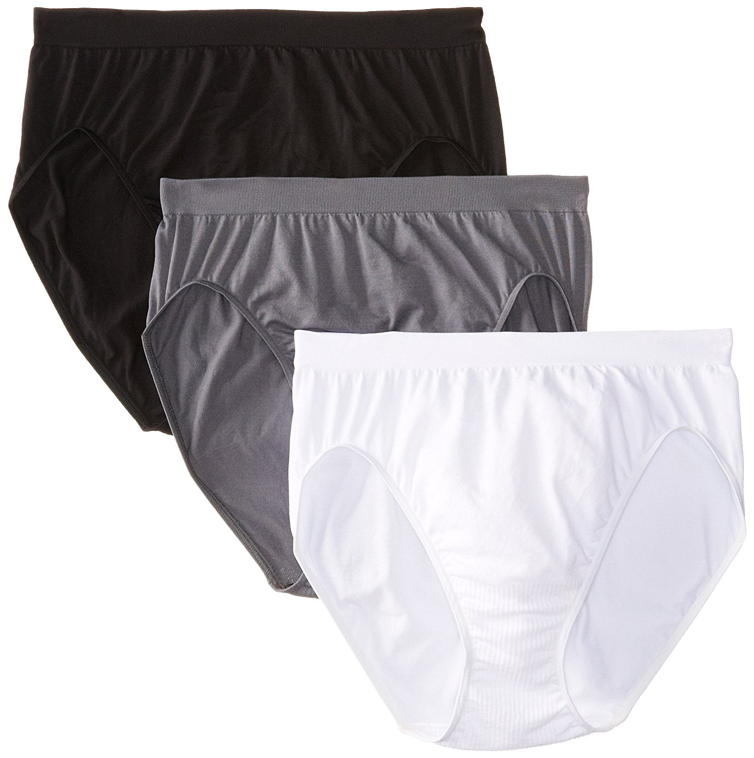 Bali Womens Bali Seamless Comfort Revolution X Temp Hi Cut Panty 3