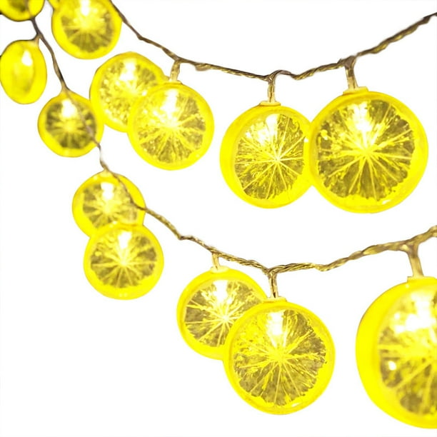 Lemon String Lights,String Decorative Lights Lemon Hanging Lights Room ...