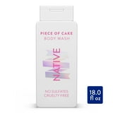 Native Limited Edition Piece of Cake Body Wash 18 fl oz with Craveable ...