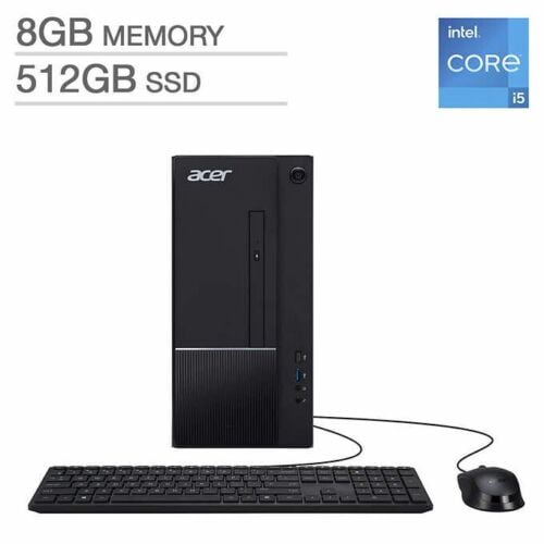 Acer Aspire Desktop - 12th Intel Core i5-12400 - Windows 11 Home ...