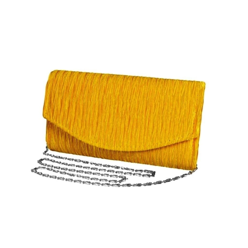 Womens Vintage Satin Pleated Envelope Evening Cocktail Wedding Party ...