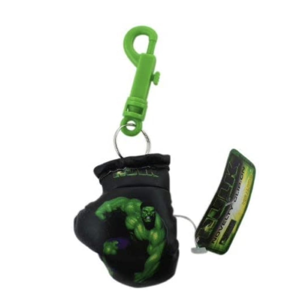Black Boxing Glove The Hulk Keychain - The Hulk Keyring - Walmart.com