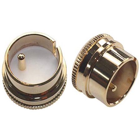 KK Product MQ-1 XLR Male Noise Reducing Caps, Gold Plated Copper, MQ-1 ...