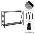 Free Shipping! Veryke Narrow Console Table, 2 Layers Sofa Table, Iron ... Free Shipping! Veryke Narrow Console Table, 2 Layers Sofa Table, Iron ...