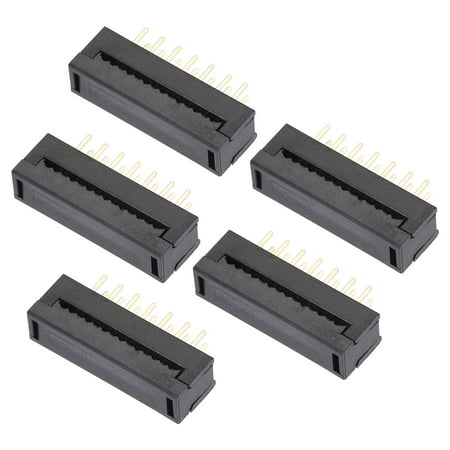 14P Dual Rows 2.54mm Pitch Transition Plug Socket for Flat Ribbon Cable ...