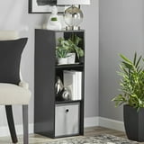 Mainstays 3-Cube Storage Organizer, Black - Walmart.com