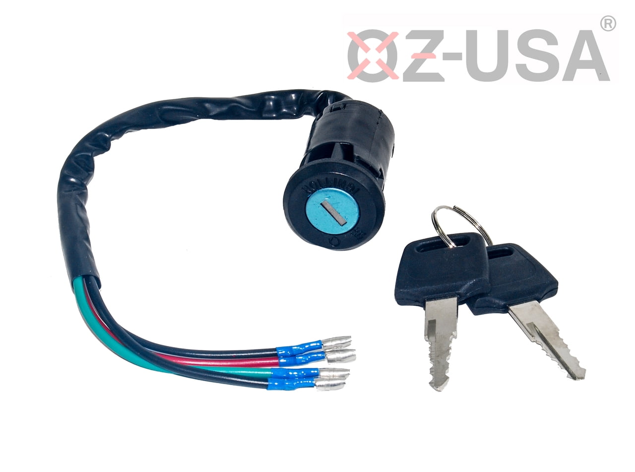 Key Ignition Switch Motorcycle Dual Sport Dirt Bike ATV Universal Super ...