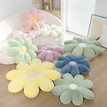 60/80cm Giant Plush Flower Cushion Soft Plant Stuffed Doll Chair ...