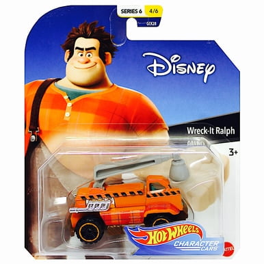 Hot Wheels Disnery Pixar Character Cars Series 6-1/64 Scale Wreck-It ...