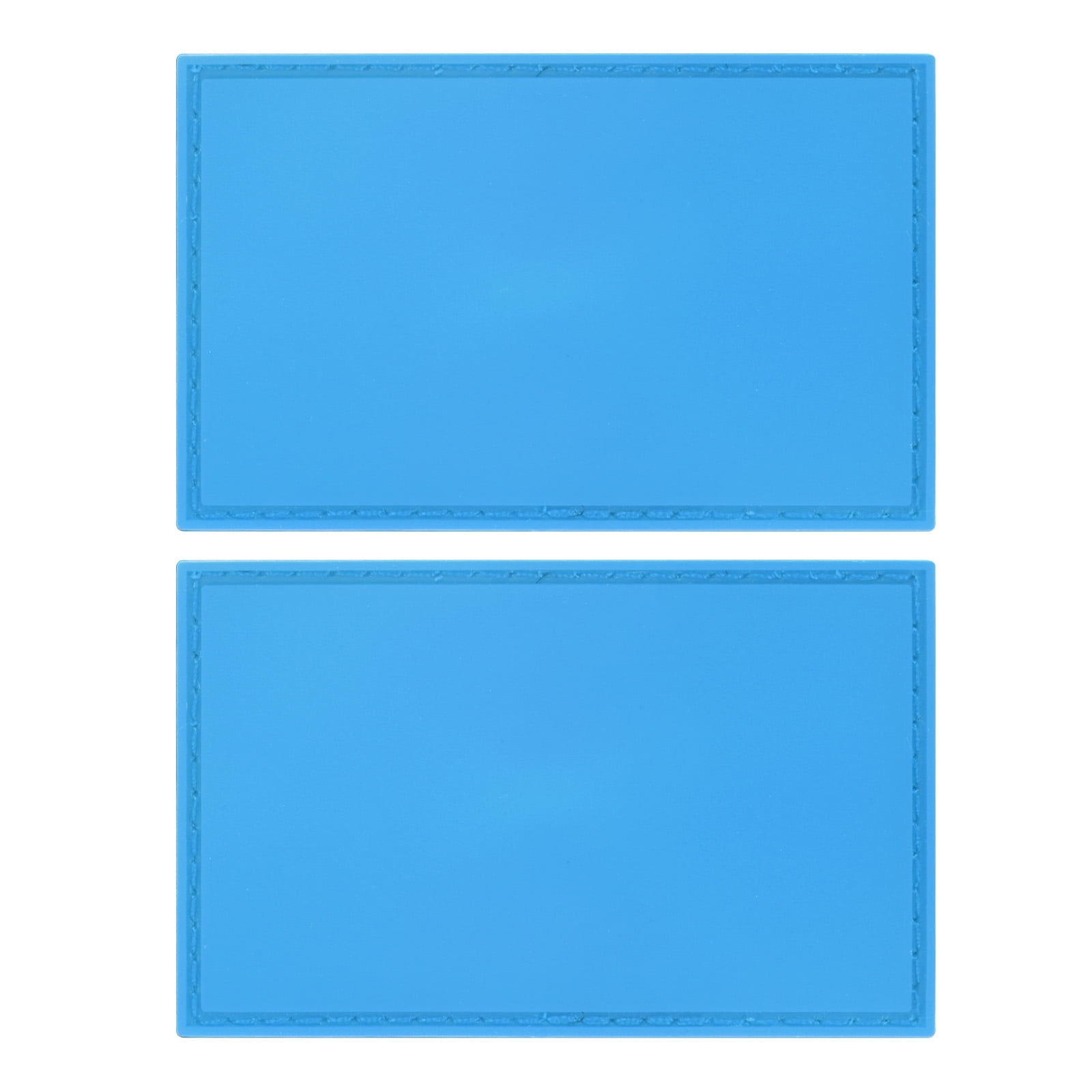 Uxcell Paquete de 2 Parches de Bandera Sólida Azul, Parches ...