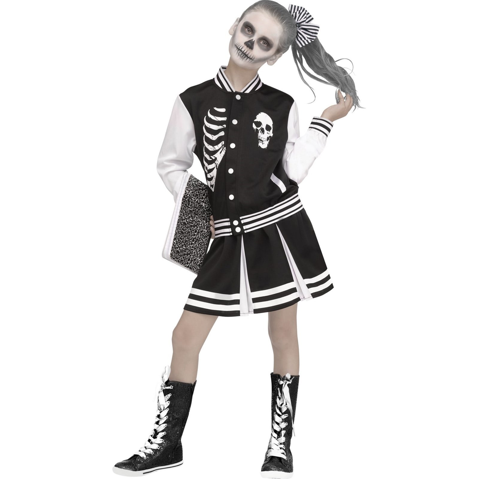 Fun World Scare Squad Girl's Halloween Fancy-Dress Costume for Child ...