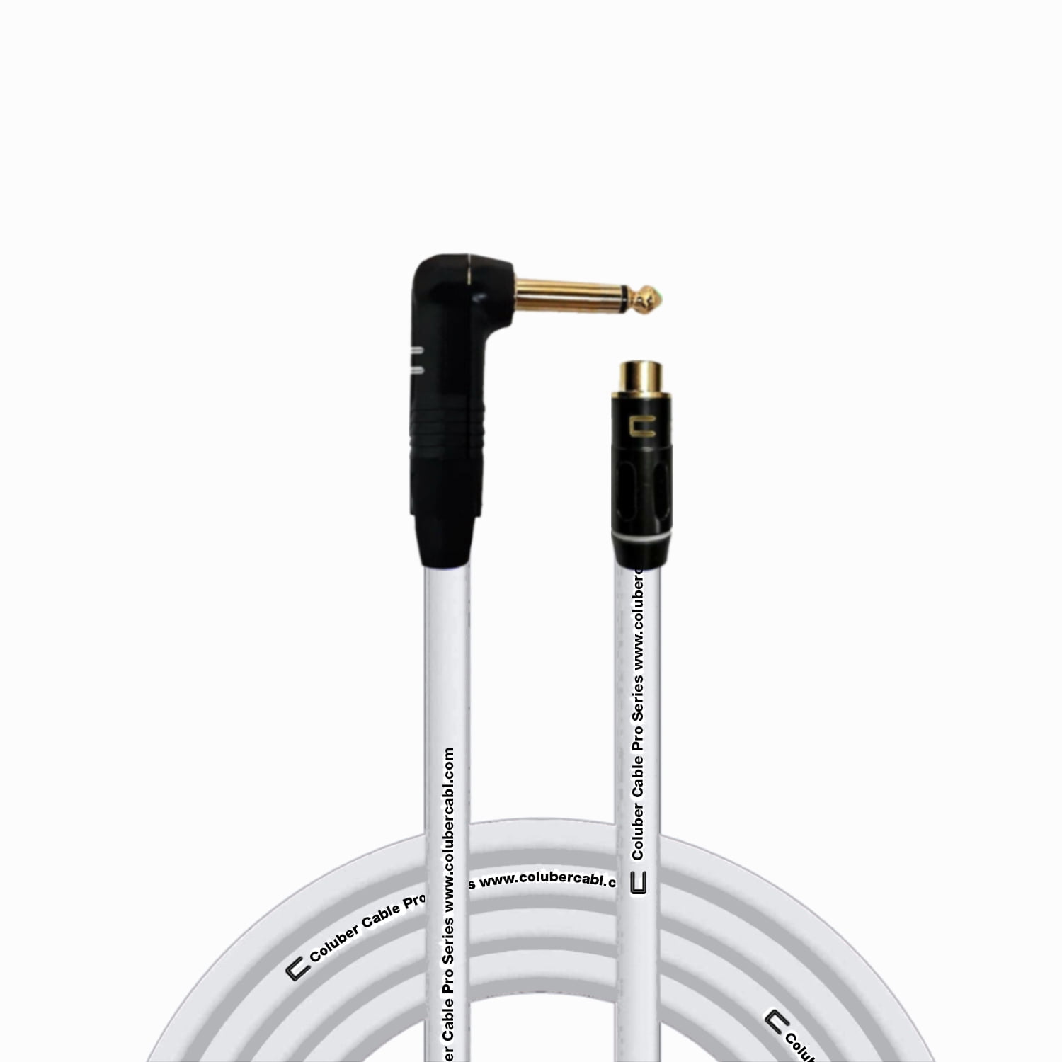 Coluber Cable Right Angle 1/4" TS to RCA Female Pro Powered Audio ...