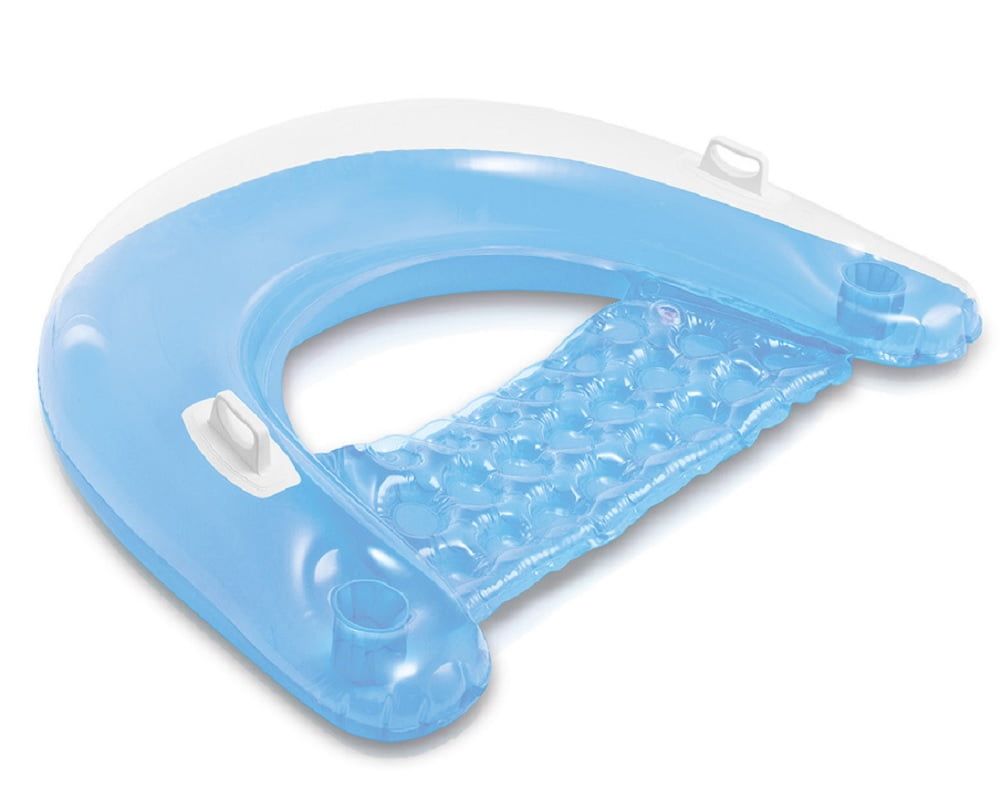 Intex Sit 'N Float Inflatable Lounge 60" X 39" - Walmart.com