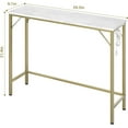 Console Table, Narrow Sofa Table, 39.3” Entrance Table with Power ...