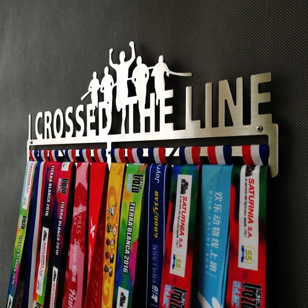 Wall Mounted Runners Race And Running Medal Display Holder Rack 36 wall-mounted-runners-race-and-running-medal-display-holder-rack-36