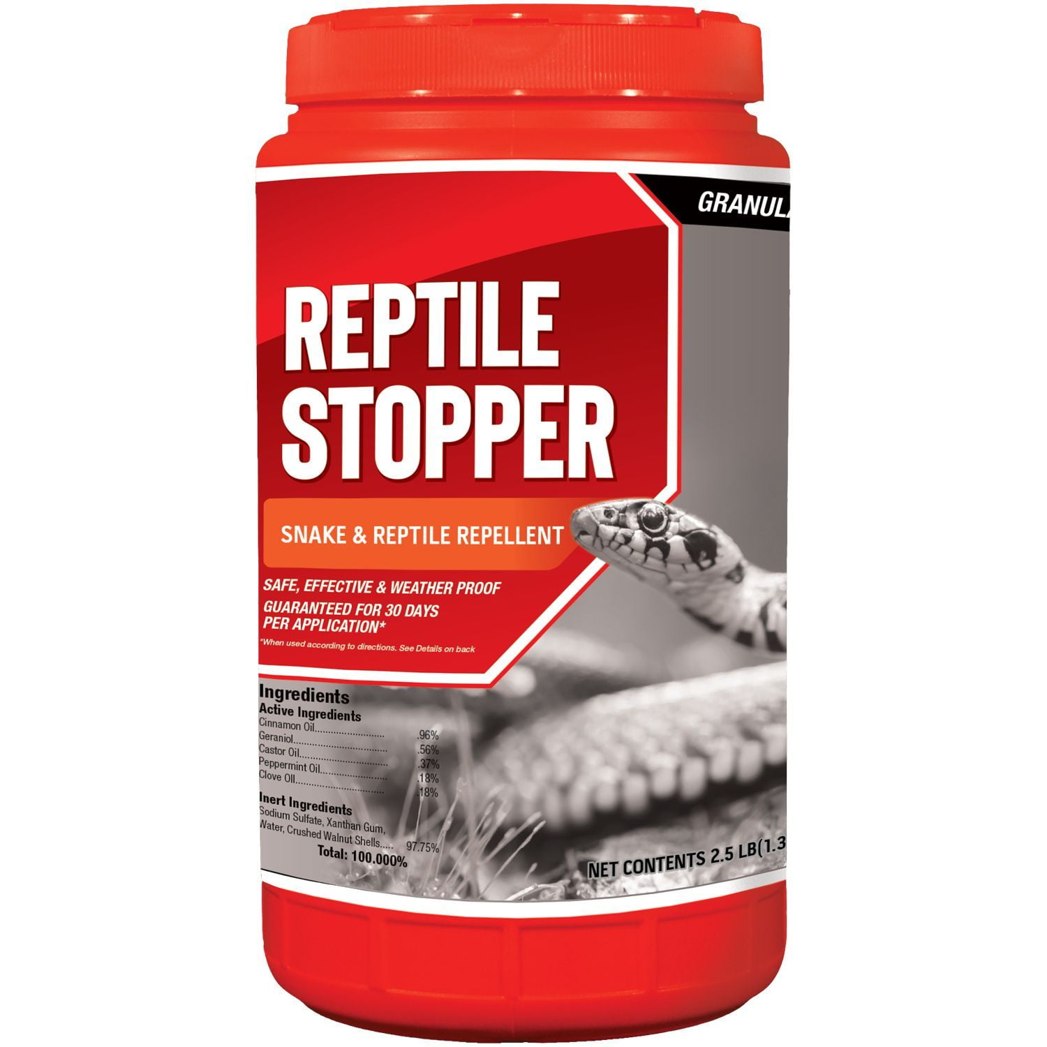 Reptile Stopper 2.5lb Granular, Repels Snakes, Lizards, Reptiles ...