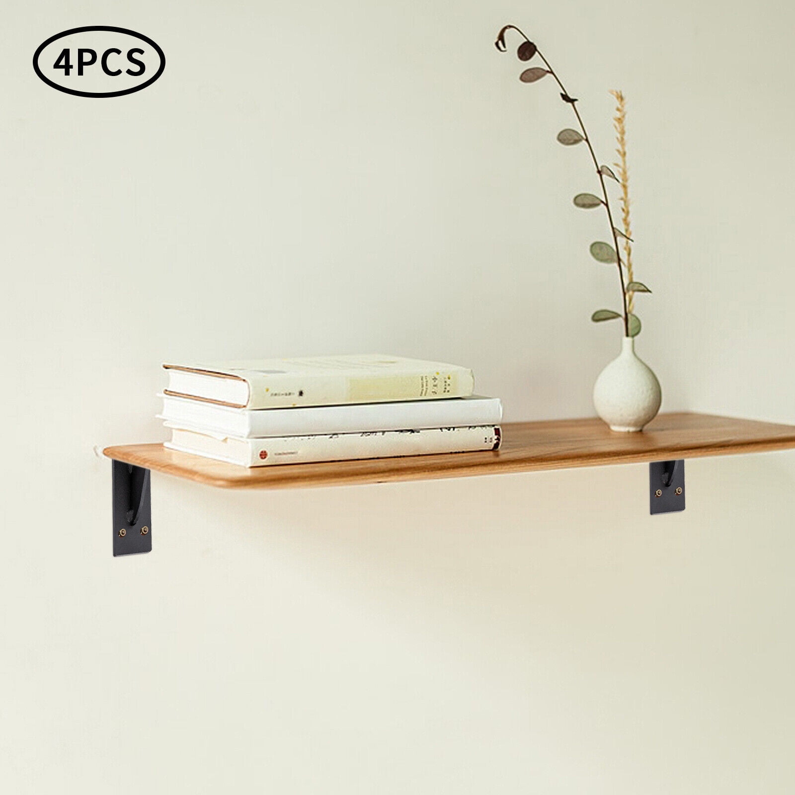 4x 90° Right Angle Bracket Corner Brace Joint Kitchen Wall Shelf ...