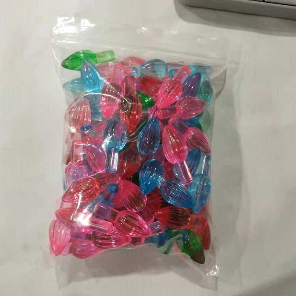 Pretty Comy 100PCS Mini Replacement Lights Bulbs for Ceramic Christmas ...