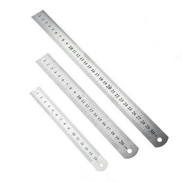 Flat Wood Ruler, Standard/Metric, 6" - Walmart.com