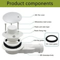 Low Shower Drain Trap Replacement Bathroom Tray Waste Drain Trap Shower ...