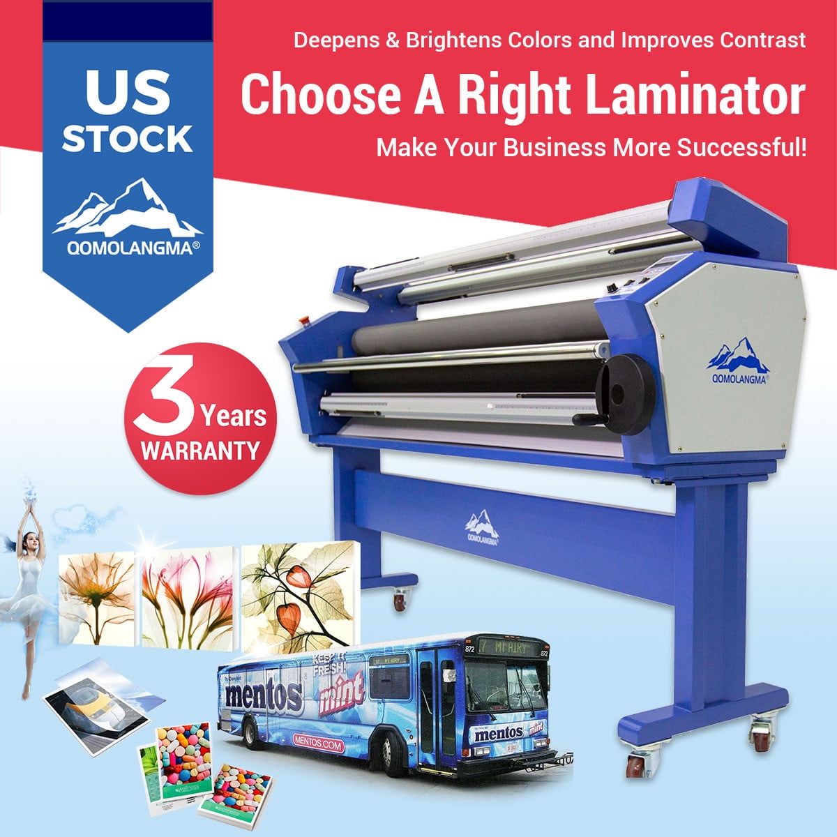 Buy Qomolangma 55in Full Auto Wide Format Cold Laminator Machine With