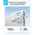Anker Nano Charger, Ultra-Fast 70W Output 3-Port USB C Charger Block ...
